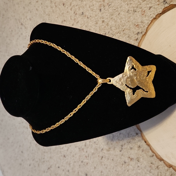 Express | Jewelry | Vintage Express Gold Color Star Design Necklace New ...